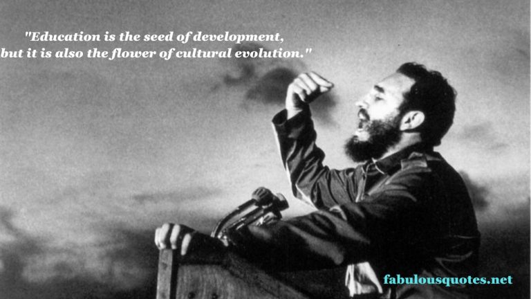 45+ Fidel Castro Quotes on leadership & education - Funniest Quotes ...