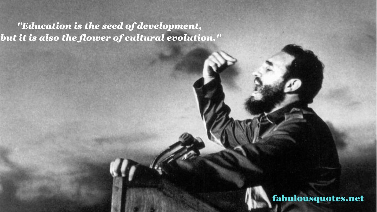 45+ Fidel Castro Quotes on leadership & education - Funniest Quotes ...