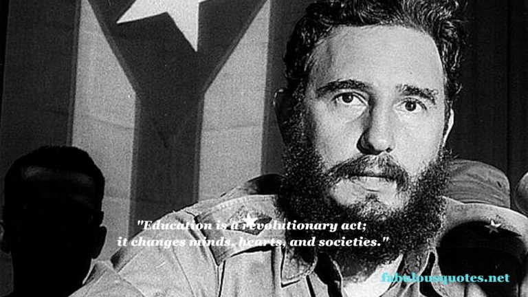 45+ Fidel Castro Quotes on leadership & education - Funniest Quotes ...