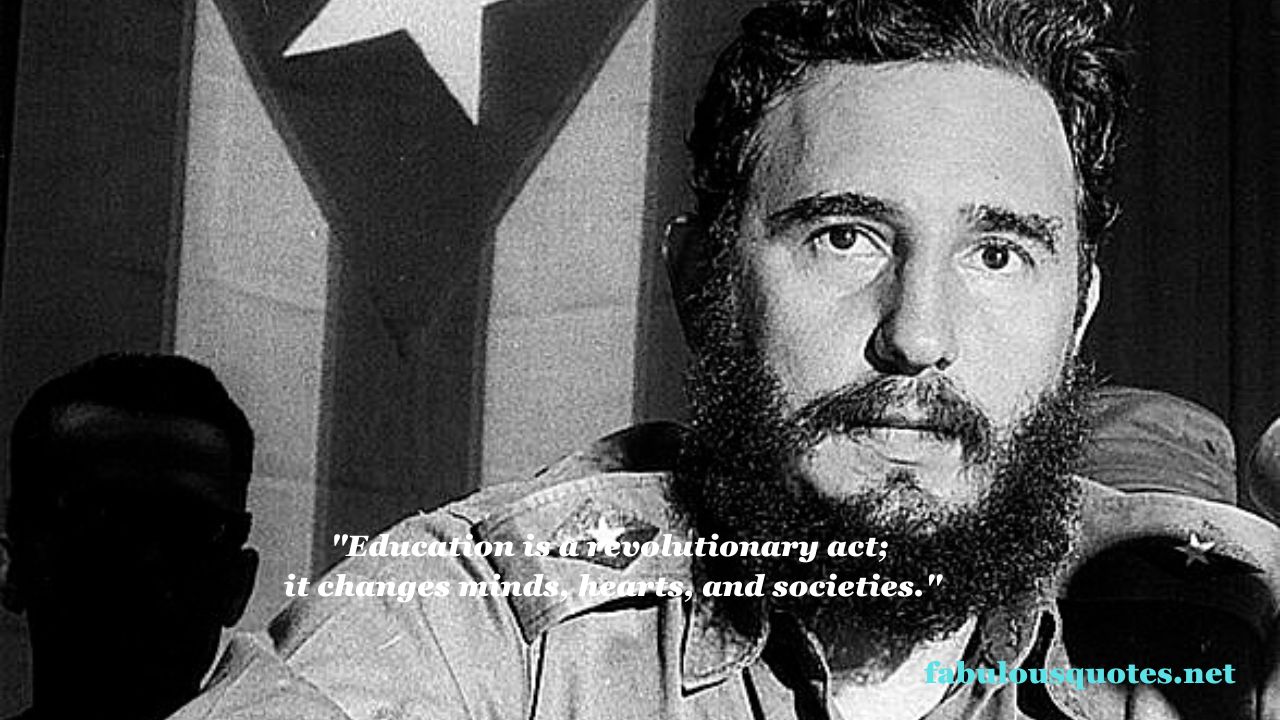 45+ Fidel Castro Quotes on leadership & education - Funniest Quotes ...